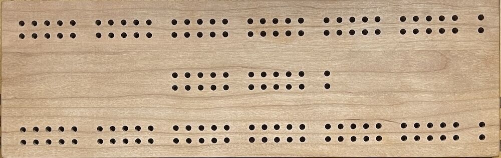 Cribbage Board - Wood Classic 2 Track - Your Geek Partners